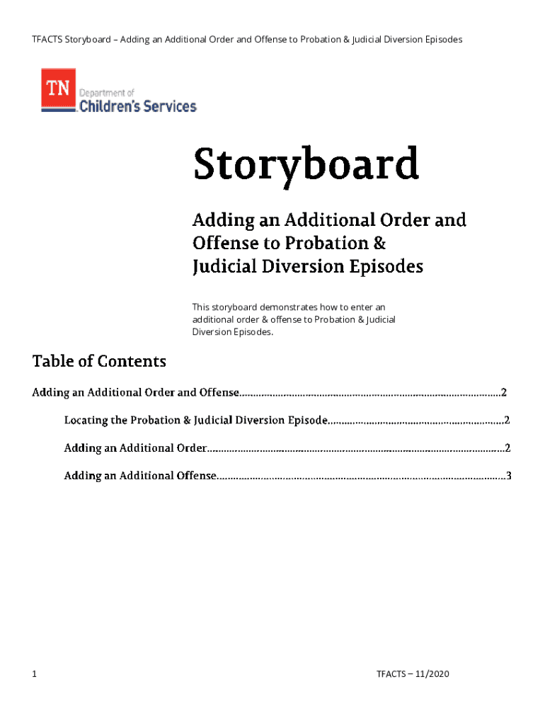 Fillable Online TFACTS- Entering Probation and Judicial Diversion ...