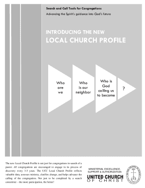 Fillable Online local-church-profile.doc - Search and Call Tools for ...