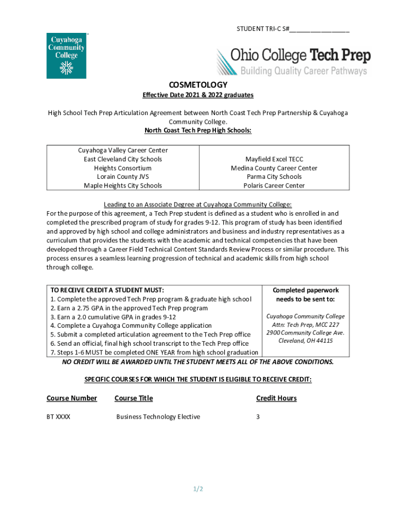 Fillable Online Tri-C Commencement: Cleveland Ohio - Cuyahoga Community ...