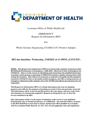 Fillable Online ldh.la.govassetsophLouisiana Office of Public Health ...