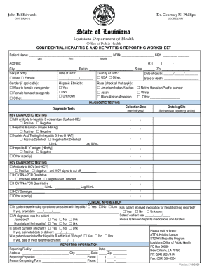 Fillable Online hepatitis provider report form2020519 Fax Email Print ...