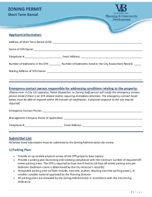 Fillable Online Updated guidance on required zoning permits and ...