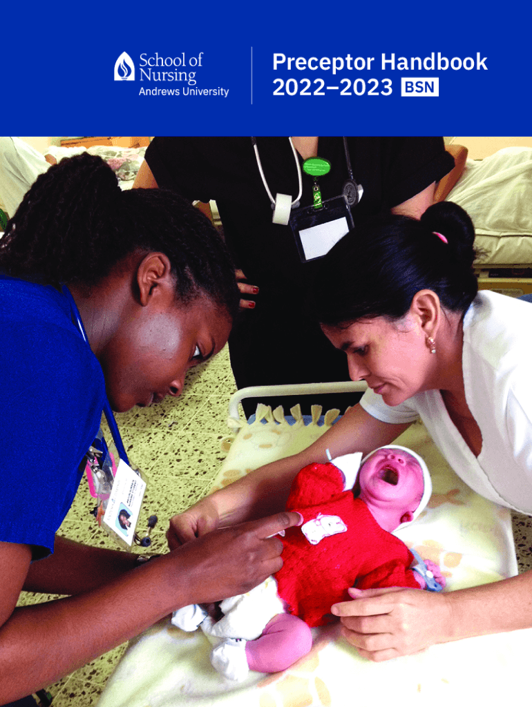 Fillable Online Preceptor Handbook - University of Detroit Mercy Fax ...