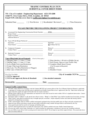 Fillable Online traffic control plan (tcp) submittal cover sheet form ...