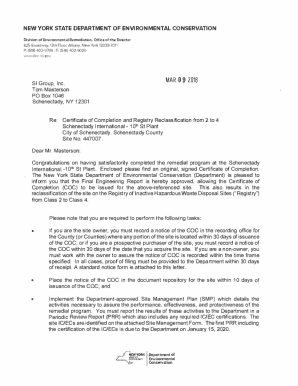 Fillable Online Initial Notice and Transfer of Certificate of ...