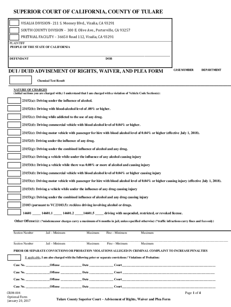 Fillable Online online.tulare.courts.ca.govWelcome to the Online ...