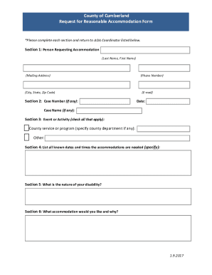 Fillable Online Fill - Free fillable REQUEST FOR REASONABLE ...