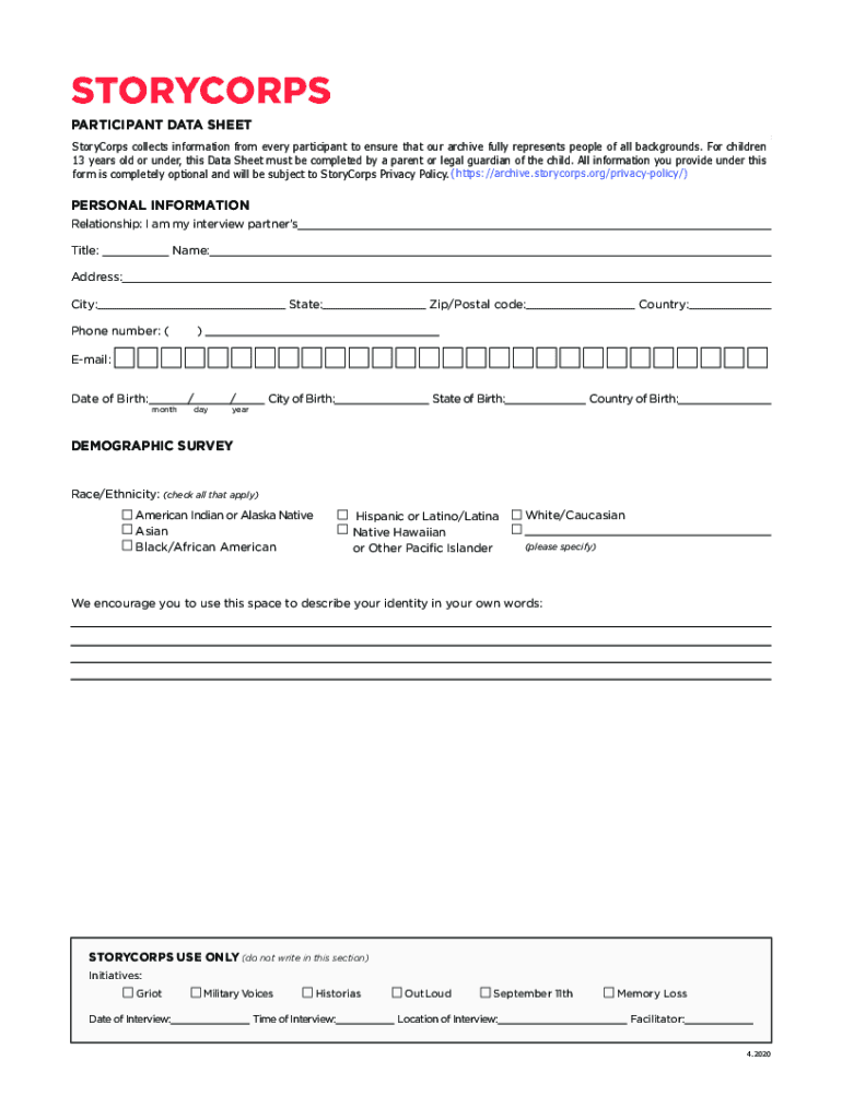 Fillable Online Participant Information Sheet - Research and Innovation Services ... Fax Email ...