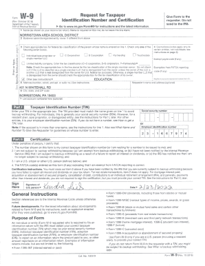 Fillable Online About Form W-9, Request for Taxpayer Identification ...