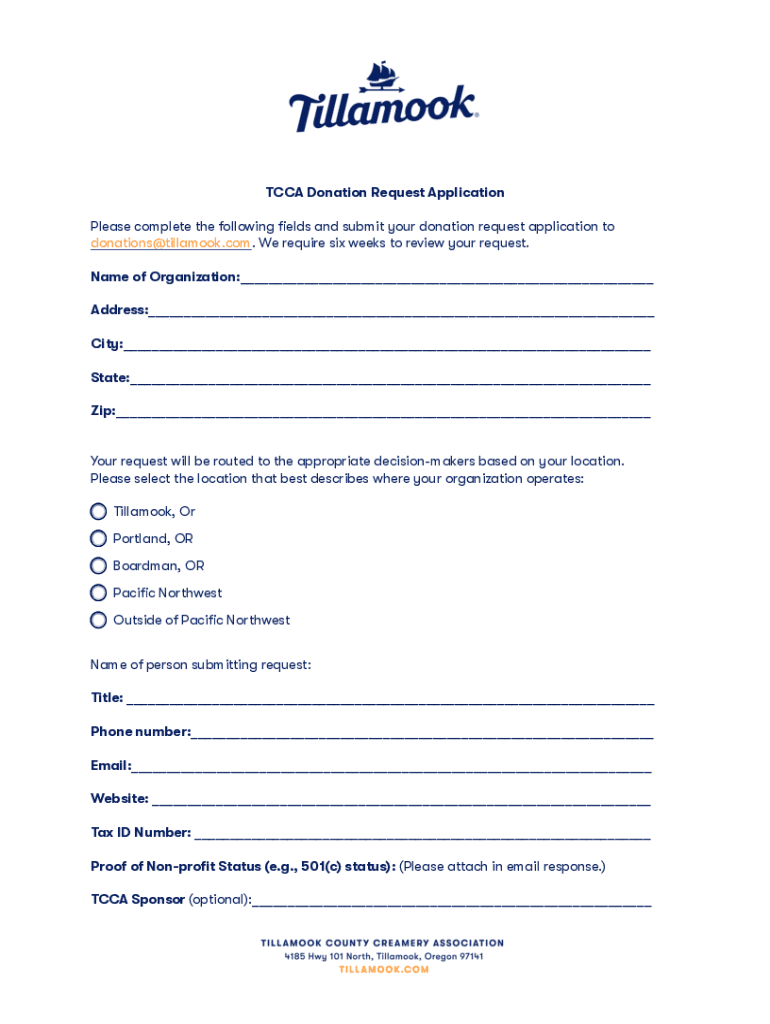 Fillable Online Donation Request Form Template - forms.app Fax Email Print - pdfFiller
