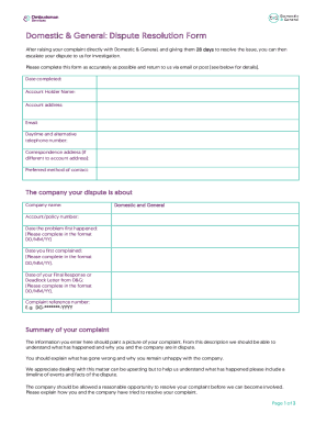 Fillable Online assets.ctfassets.net46t2drav2f3e7Domestic & General ...