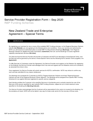 Fillable Online fill.ioService-Provider-Registration-Form-RBPFillable ...