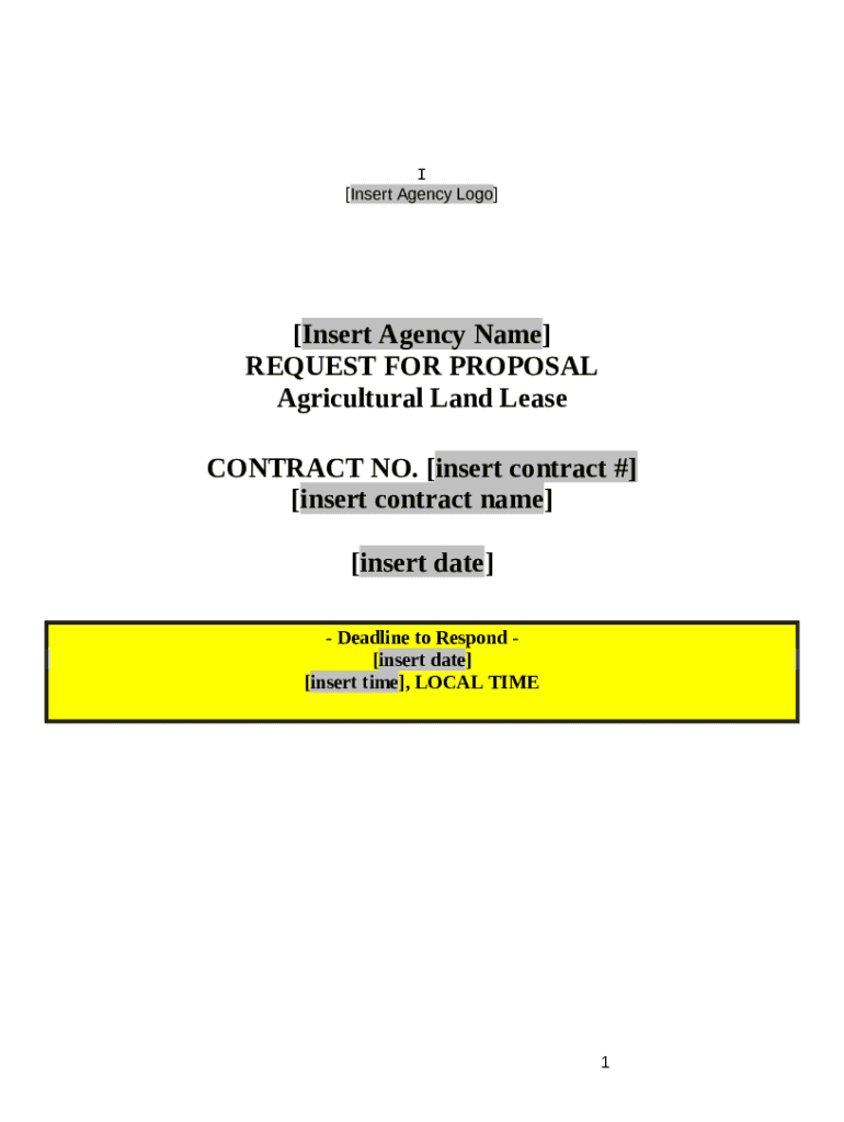 Template Request For Proposaldoc Request For Proposal Insert Doc Template Pdffiller 