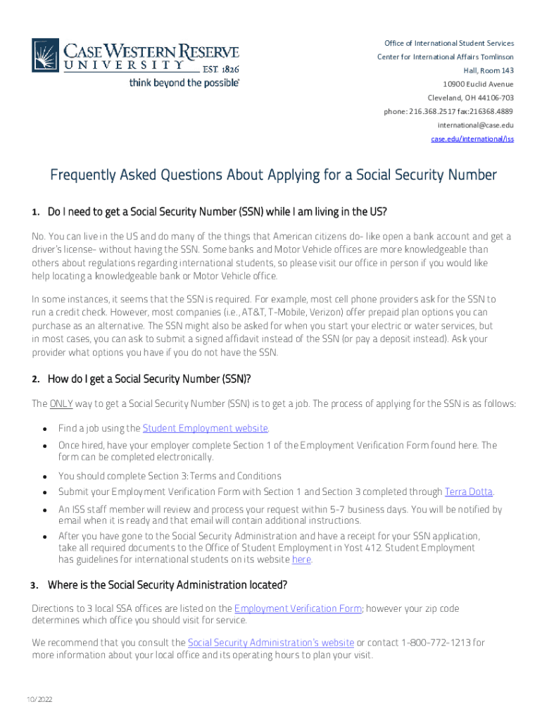 Fillable Online Frequently Asked Questions About Applying for a Social ... Fax Email Print ...