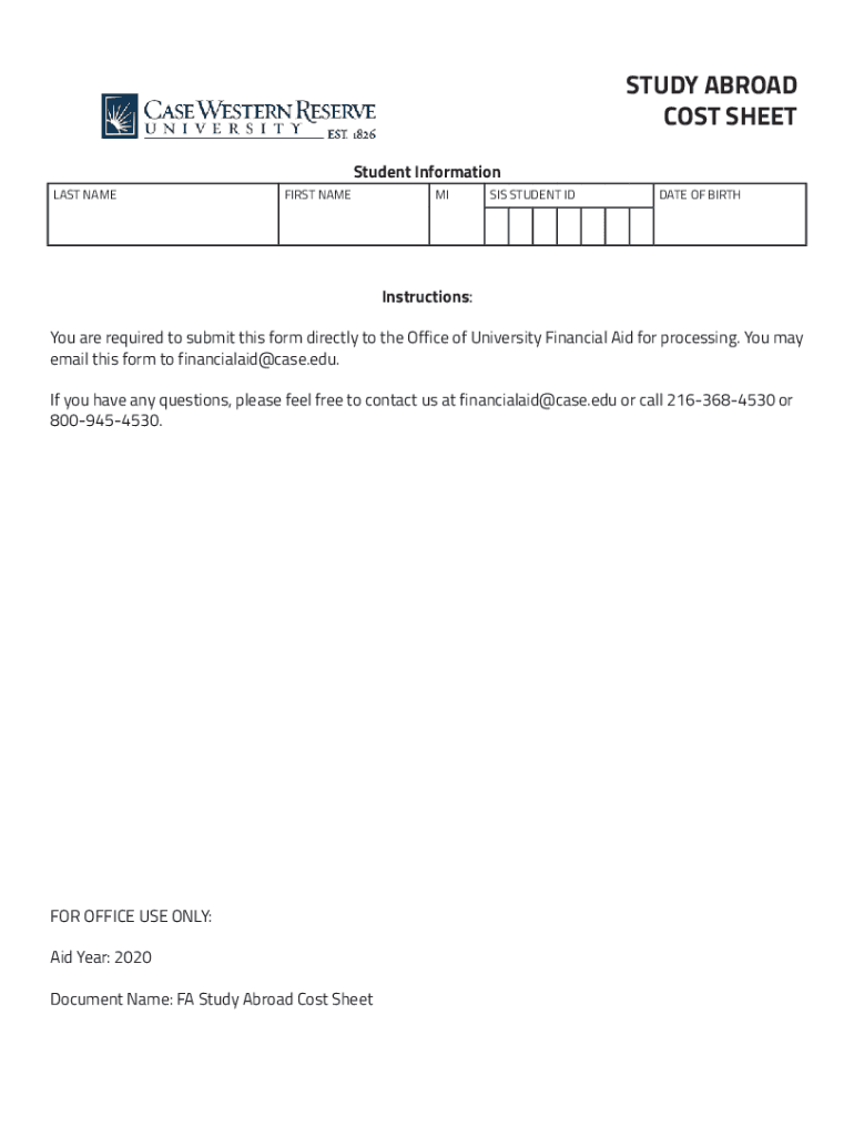 Fillable Online International Students Employment Process - Case Western Reserve ... Fax Email ...