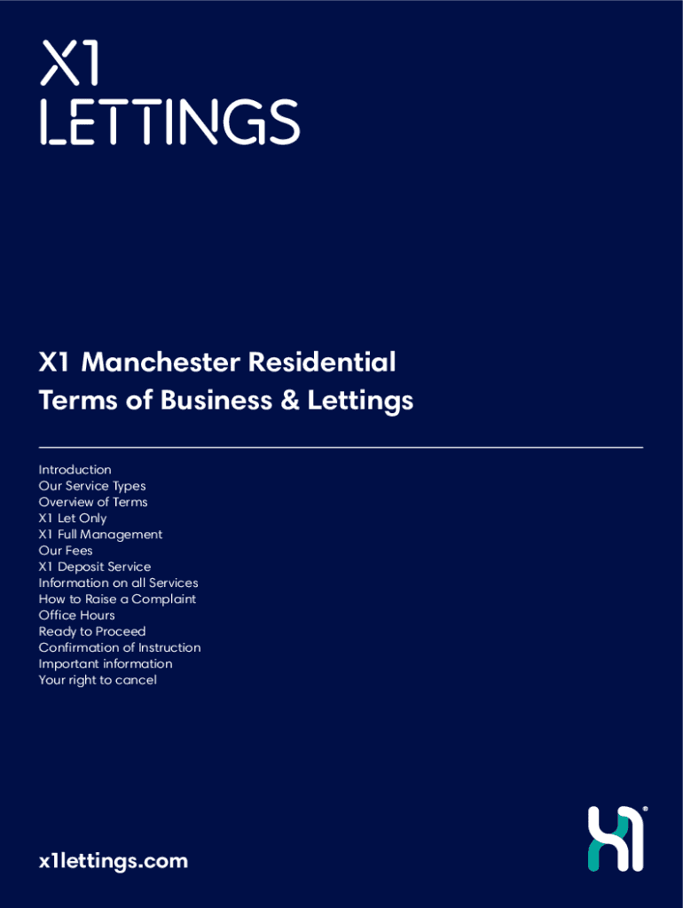 Fillable Online Famous X1 Lettings Accommodation Options To Pick From ...