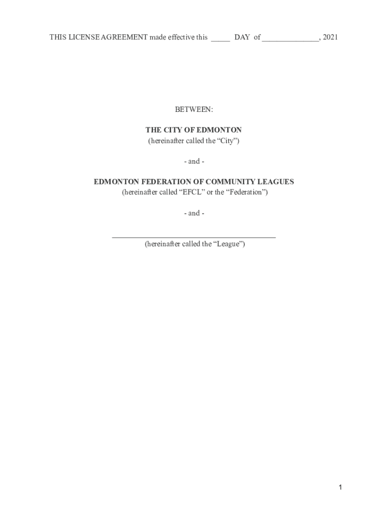 Fillable Online Effective Date of the License Agreement Sample Clauses Fax Email Print - pdfFiller