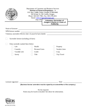 Department of Consumer and Business Services : DCBS divisions ...