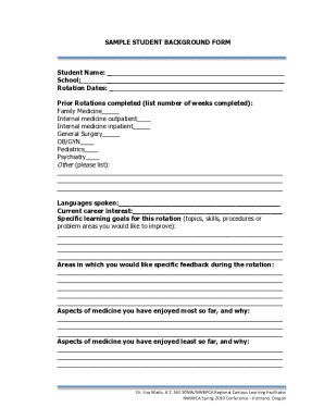 Fillable Online Sample Student Background Information form - cdn.ymaws ...