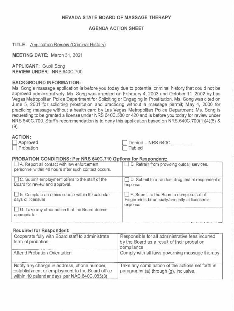 Fillable Online massagetherapy nv NEVADA STATE BOARD OF MASSAGE THERAPY ...