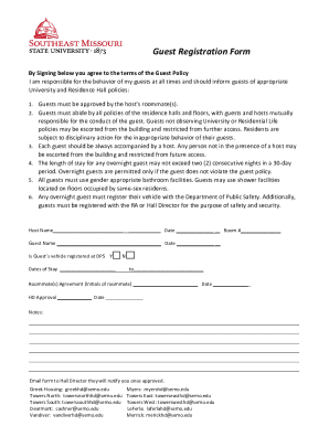 Fillable Online Guest Registration Form TemplateJotform Fax Email Print ...
