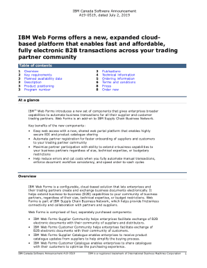 Fillable Online IBM Web Forms offers a new, expanded cloud Fax Email ...