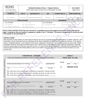 Fillable Online Adverse Childhood Experiences Parent Report Form ACE-PR ...