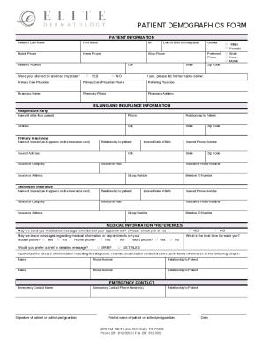 Fillable Online formspal.comotherpatient-demographics-formPatient ...