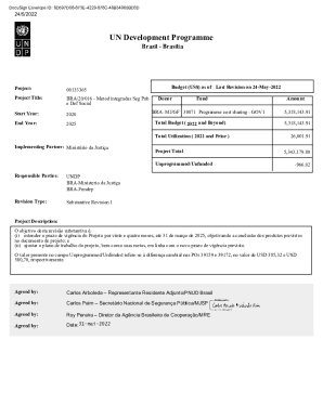 Fillable Online UN Development Programme - Portal Gov.br Fax Email ...