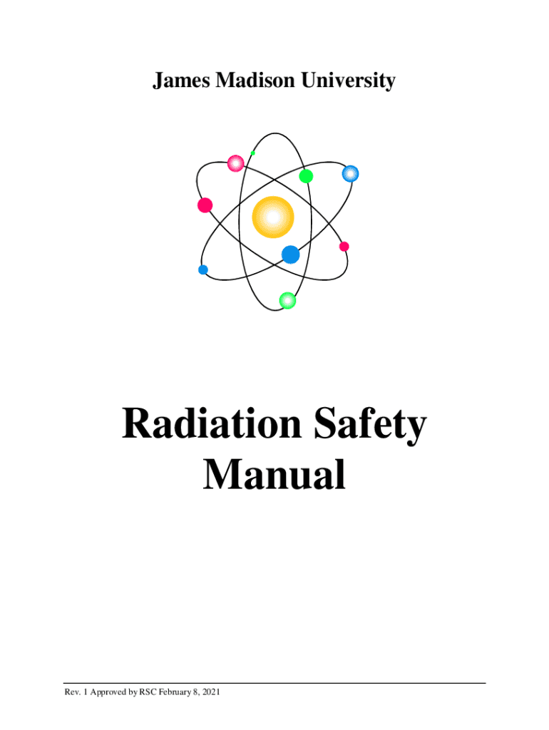 Fillable Online safety.caltech.eduRadiationSafetyManualRADIATION SAFETY ...