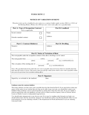 Rhw12 Form Template - Fill Online, Printable, Fillable, Blank | pdfFiller