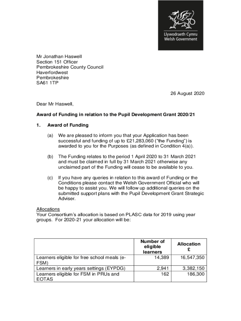Fillable Online democracy carmarthenshire gov Mr Jonathan Haswell ...