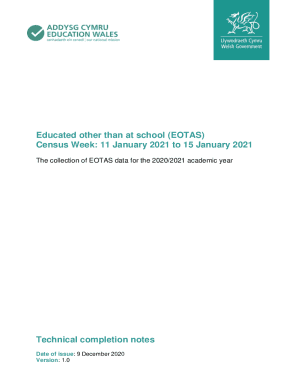 Fillable Online Educated otherwise than at school (EOTAS) census ...