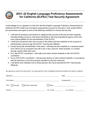 Fillable Online 202223 English Language Proficiency Assessments for ...