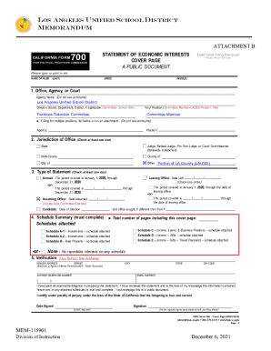 Fillable Online Attachment B - Form 700.docx Fax Email Print - pdfFiller