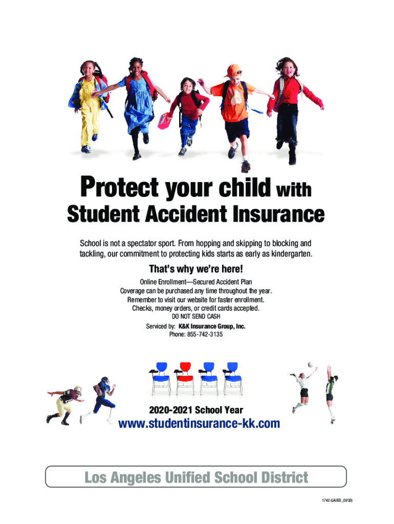 Fillable Online Protect Your Athletes with K-12 Student Accident ...
