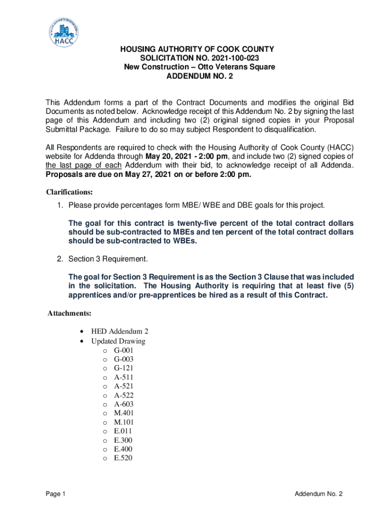 Fillable Online New Construction Otto Veterans Square in Chicago ...