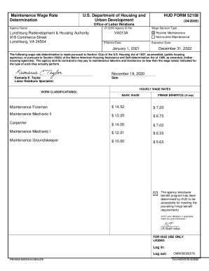 Fillable Online HUD FORM 52158 - Housing Agency Marketplace Fax Email ...