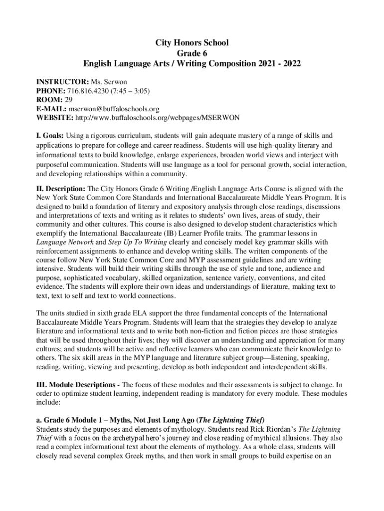 Fillable Online English Composition Grade 6 Worksheets - K12 Workbook ...