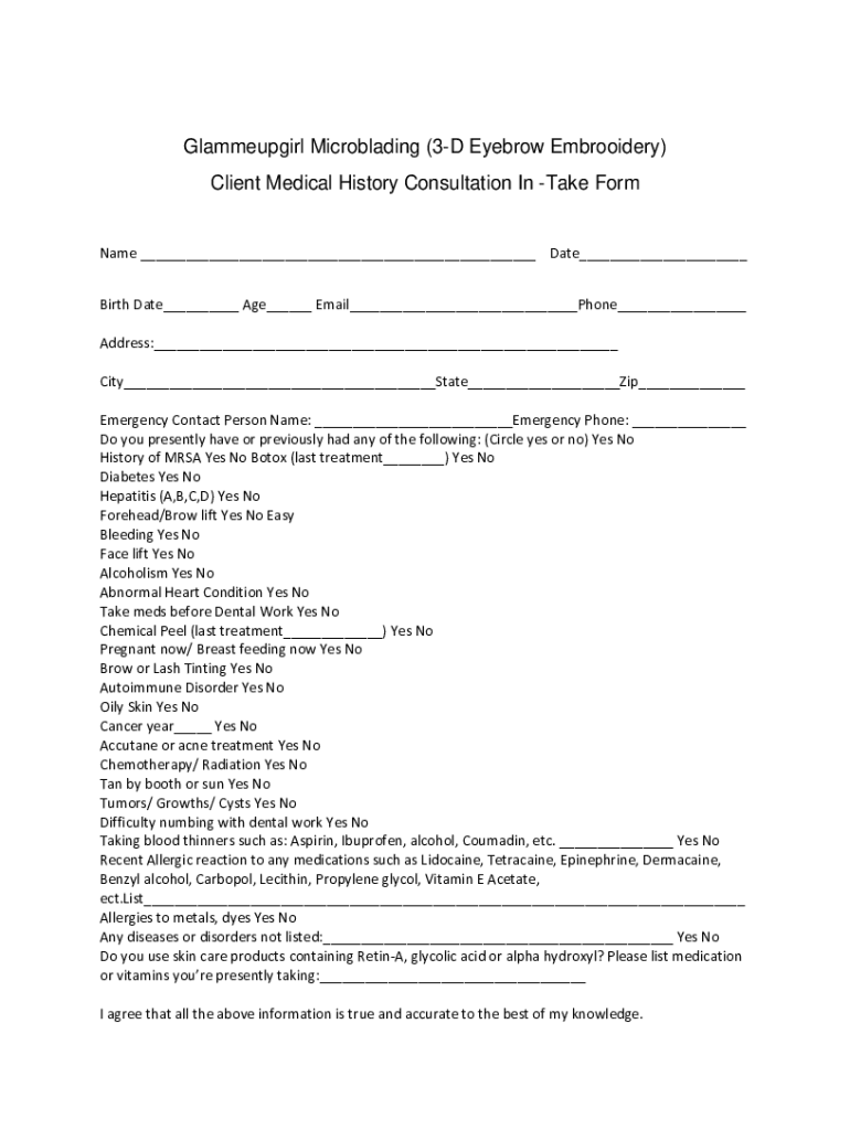 Fillable Online Microblading Consent Form TemplateJotform Fax Email ...
