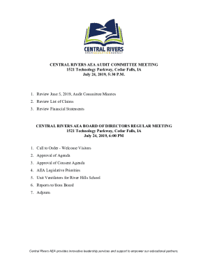 Fillable Online Welcome to your Central Rivers AEA! - Central Rivers ...