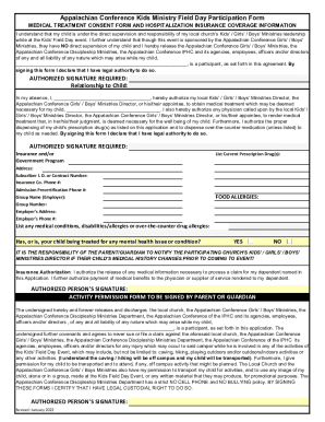 Fillable Online Medical Treatment Authorization And Consent Form - PDFSimpli Fax Email Print ...