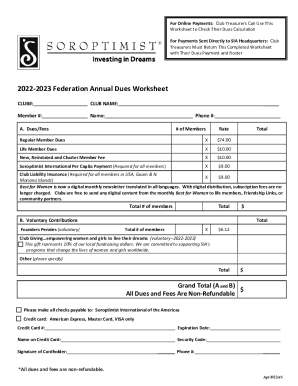 Fillable Online Club dues tracker - templates.office.com Fax Email ...