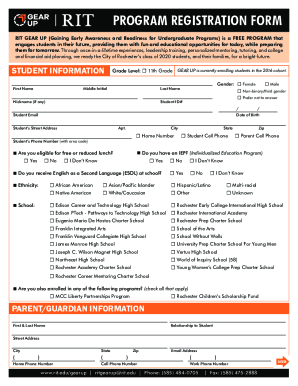 Fillable Online PROGRAM REGISTRATION FORM Fax Email Print - pdfFiller