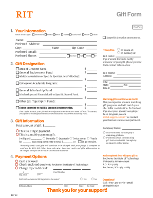 Fillable Online How to Use Matching Gift Forms 101: A Nonprofit Guide ...