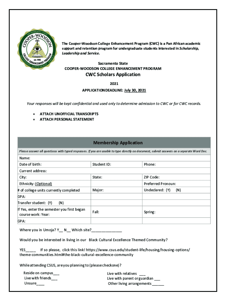 Fillable Online statehornet.com201803Cooper-Woodson program aims to ...
