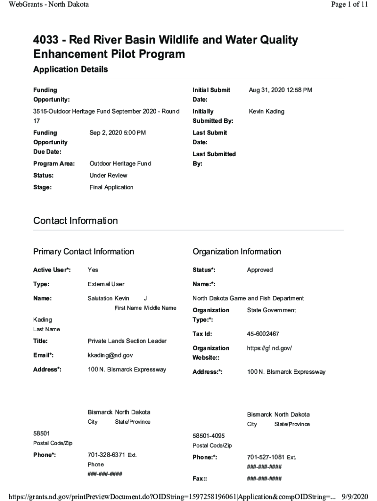Fillable Online Red River Basin Wildlife and Water Quality Enhancement Pilot ... Fax Email Print ...