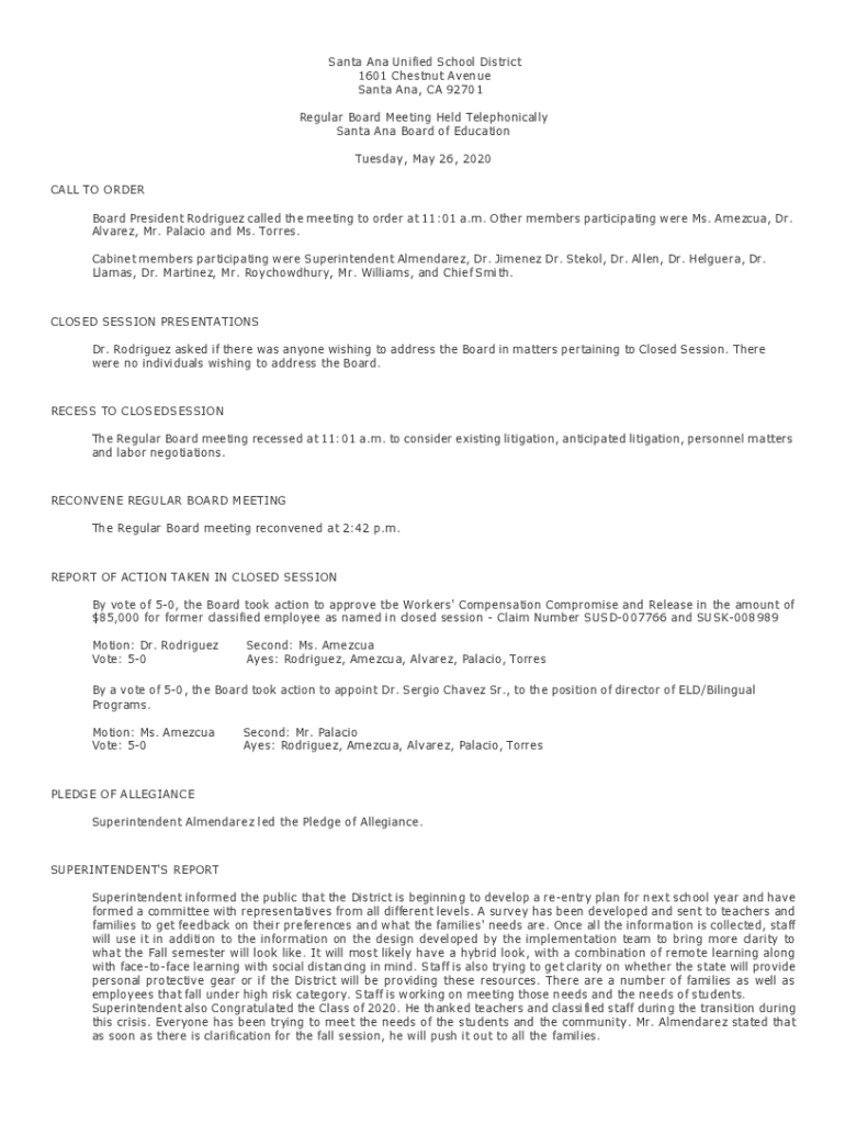 Fillable Online Santa Ana Unified School District / OverviewSanta Ana Unified School District ...