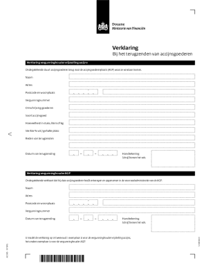 Fillable Online download.belastingdienst.nldouanedocsInformatie over ...