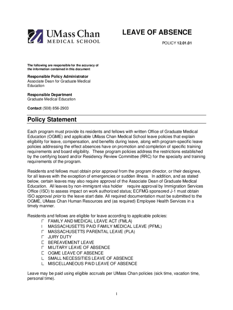 Fillable Online handbook.usi.eduleaves-of-absence-policyLeaves of ...